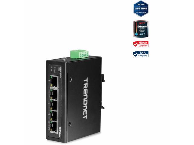 Click here for TRENDnet 5-Port Hardened Industrial Gigabit DIN-Ra... prices