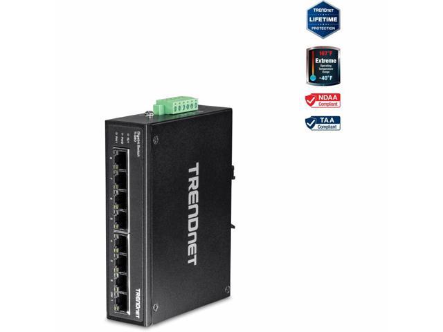 Click here for TRENDnet 8-Port Hardened Industrial Gigabit DIN-Ra... prices