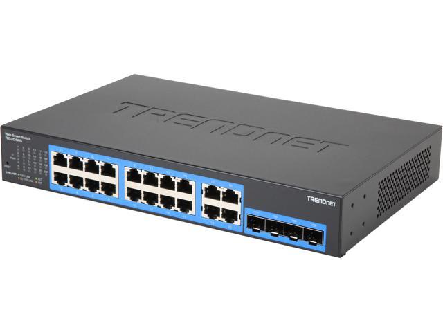 Click here for TRENDnet 20-Port Gigabit Web Smart Switch; 16 x Gi... prices