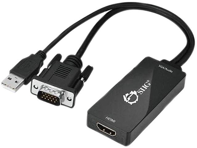 Click here for SIIG Portable VGA & USB Audio to HDMI Converter prices