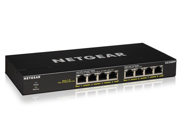 Click here for Netgear GS308PP 8-Port Gigabit Ethernet Unmanaged... prices