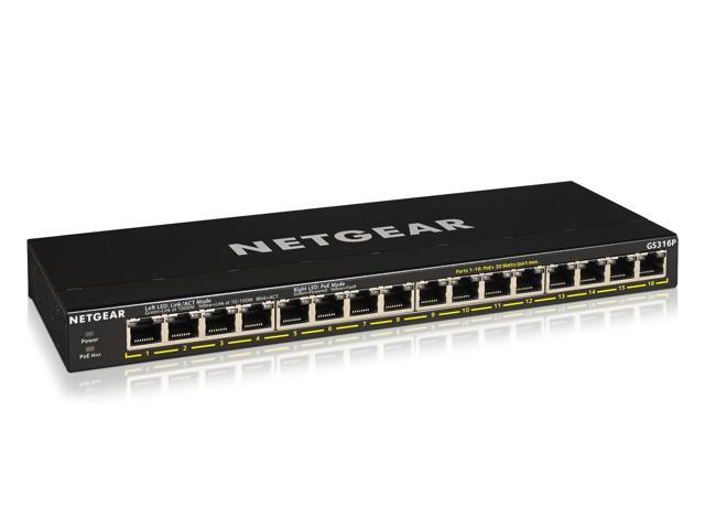 Click here for Netgear GS316P 16-Port Gigabit Ethernet Unmanaged... prices