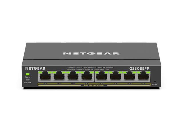 Click here for Netgear GS308EPP 8-Port PoE+ Gigabit Ethernet Plus... prices
