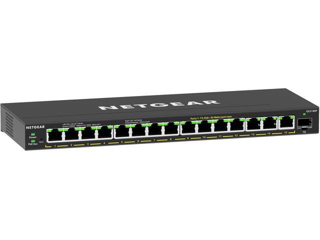 Click here for Netgear GS316EP 16-Port PoE+ Gigabit Ethernet Plus... prices