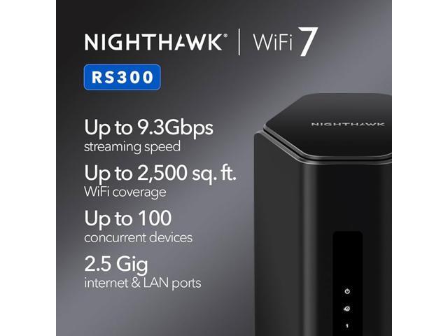 Click here for NETGEAR Nighthawk WiFi 7 Router RS300 Wireless Rou... prices