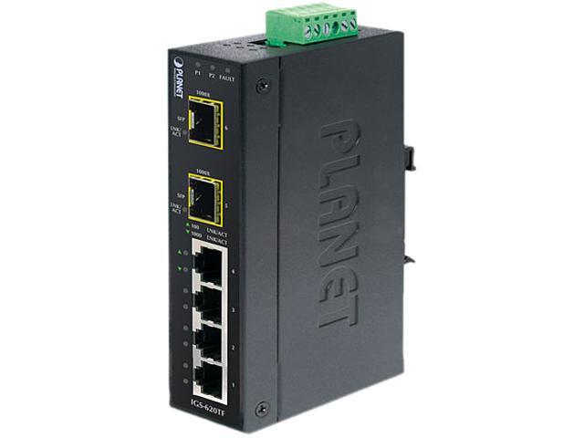 Click here for PLANET IGS-620TF Industrial 4-Port 10/100/1000T +... prices