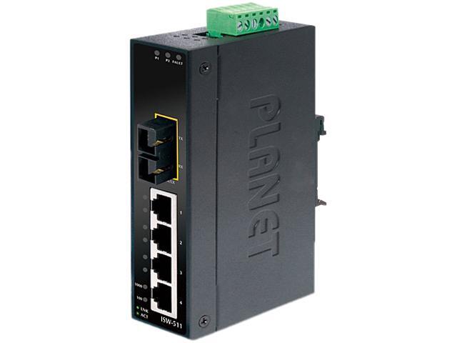 Click here for PLANET ISW-511S15 4+1 100FX Port Single-mode Indus... prices