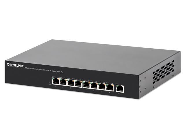 Click here for Intellinet 8-Port Fast Ethernet PoE+ Switch  8 x P... prices