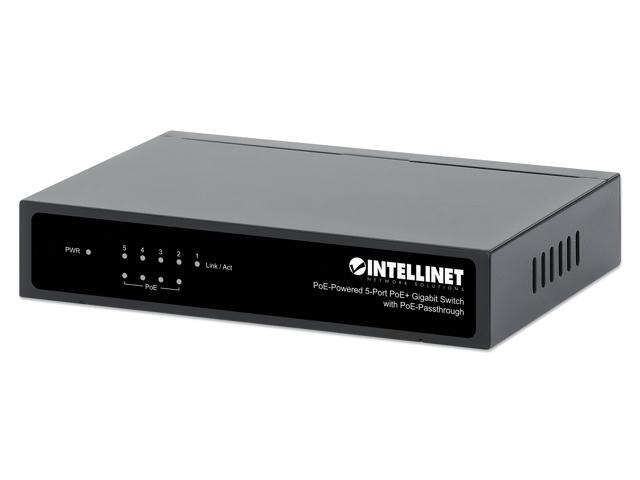 Click here for Intellinet PoE-Powered 5-Port Gigabit Switch with... prices