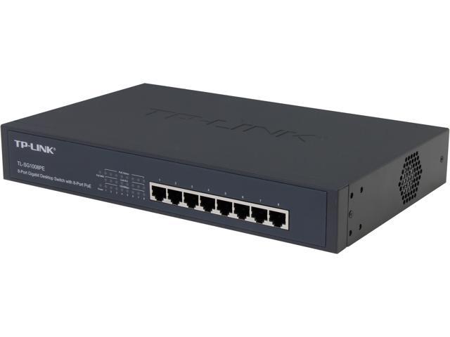 Click here for TP-LINK TL-SG1008PE 8-Port Gigabit POE Switch with... prices