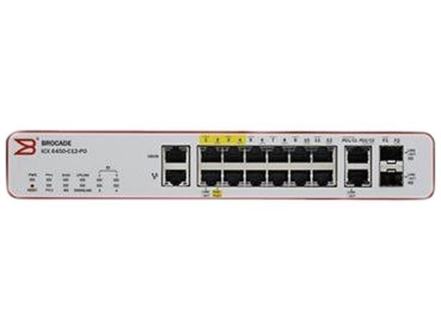 Click here for Brocade ICX6450-C12-PD Managed Switch prices