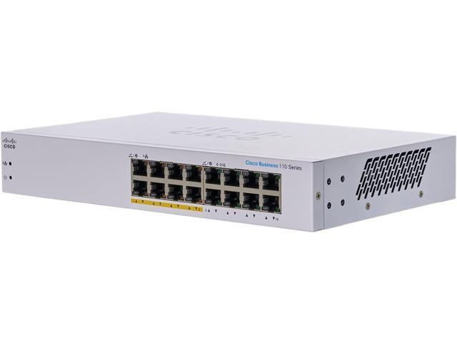 Click here for Cisco 110 CBS110-16PP Ethernet Switch  16 Ports -... prices