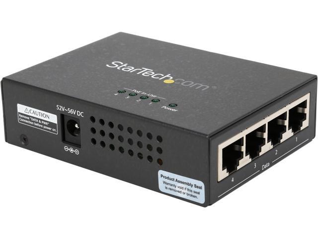Click here for StarTech POEINJ4G 4-port Gigabit midspan - PoE+ in... prices