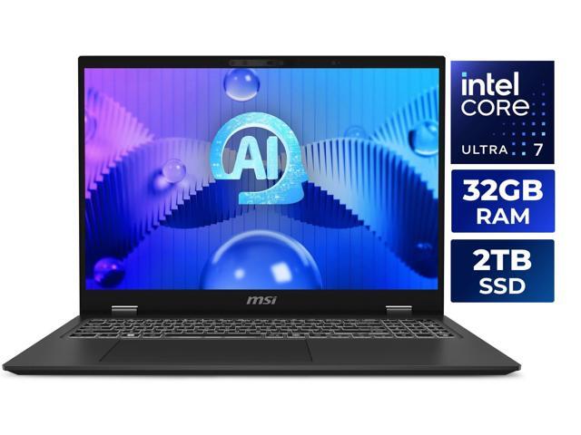 Msi Prestige 16 Ai Evo B1MG-020US 16 Uhd+ Notebook Computer  Intel Core Ultra 7-155H 3.8GHz  32GB Ram  2TB Ssd  Windows 11 Pro  Stellar Gray - Stella