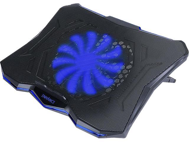ENHANCE Gaming Laptop Cooling Stand - Laptop Cooler with 7 Adjustable Height Settings & Dual USB Port for 17 inch Laptops - 1 Ultra Quiet High...