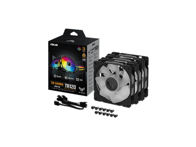 Click here for ASUS TUF Gaming TR120 ARGB Fan - Black - Triple Pa... prices