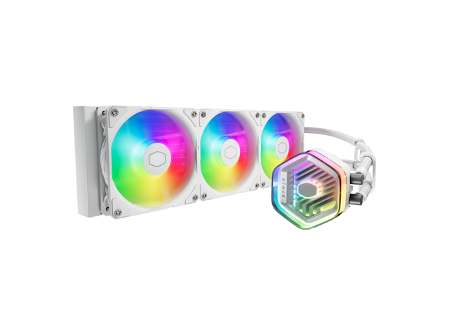 Click here for CoolerMaster MasterLiquid 360 Atmos White ARGB Clo... prices