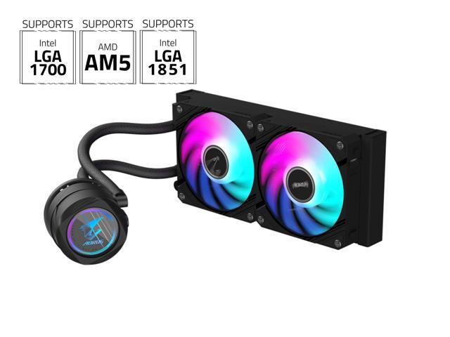 Click here for AORUS WATERFORCE II 240 Liquid CPU Cooler  240mm R... prices
