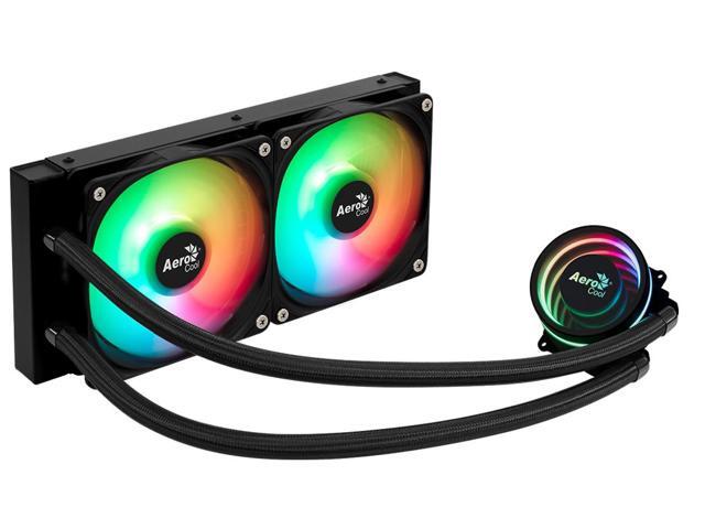 Click here for LIQUID COOLER AeroCool Oasis-L240-BLACK 240MM ARGB... prices