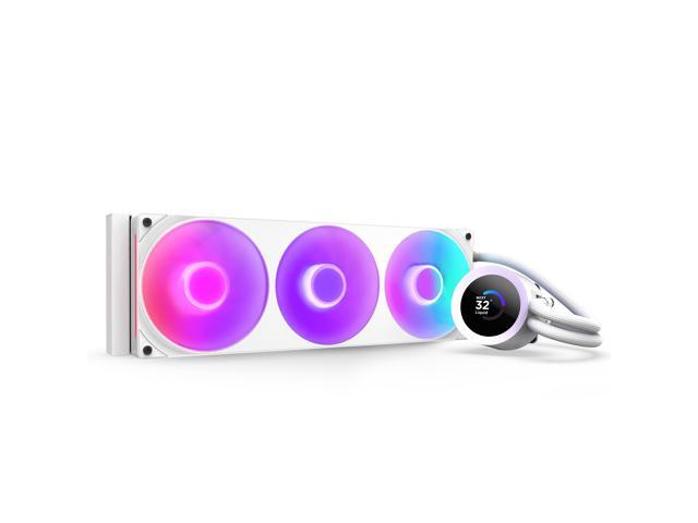 Click here for NZXT KRAKEN PLUS RGB 360 MM WHITE AIO LIQUID COOLE... prices