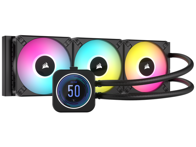 Click here for CORSAIR iCUE H150i ELITE LCD XT Liquid CPU Cooler... prices