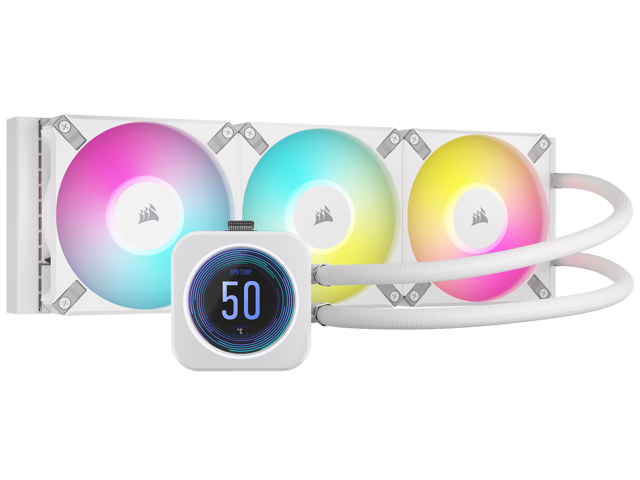 Click here for CORSAIR iCUE H150i ELITE LCD XT Liquid CPU Cooler... prices