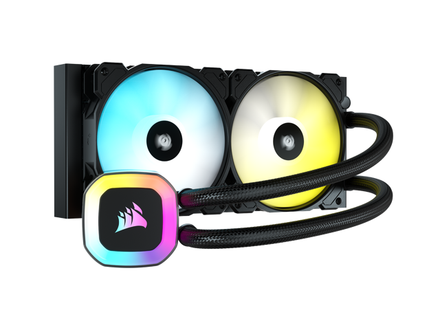 Click here for CORSAIR CORSAIR H100 RGB (575) Liquid / Water Cool... prices