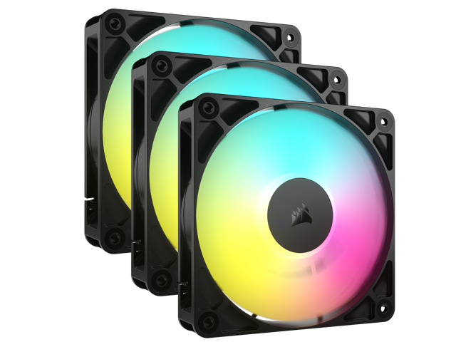 Click here for CORSAIR RS120 ARGB PWM 120mm Fans Triple Pack - Si... prices