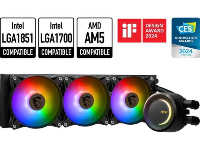 Click here for MSI MAG CoreLiquid E360 Black - AIO ARGB CPU Liqui... prices