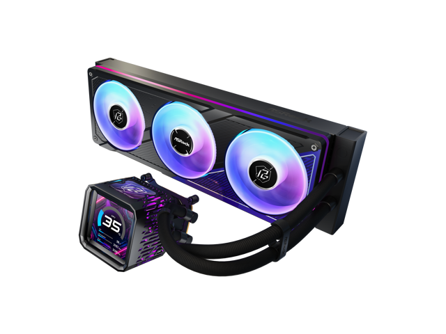 Click here for ASRock PHANTOM GAMING 360 LCD 32mm radiator  3.4 L... prices