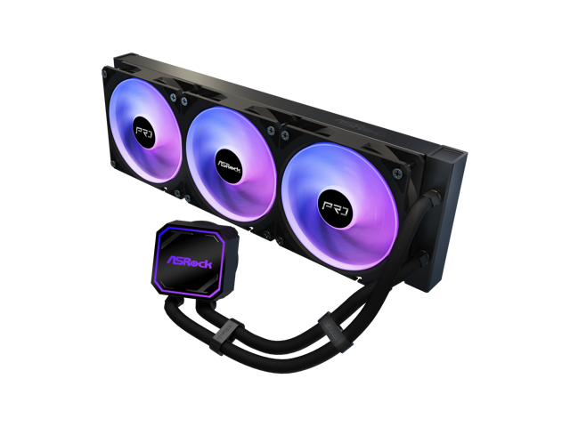 Click here for ASRock AIO PRO 360 ARGB 27mm radiator  ARGB waterb... prices