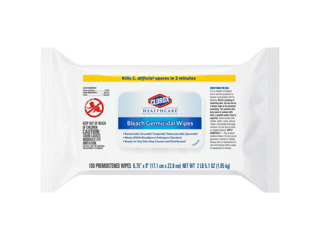 Click here for Clorox Bleach Germicidal Wipes  6.75 x 9  Unscente... prices
