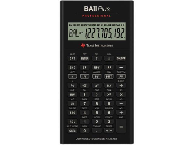 Click here for Texas Instruments BAII Plus Professional Calculato... prices