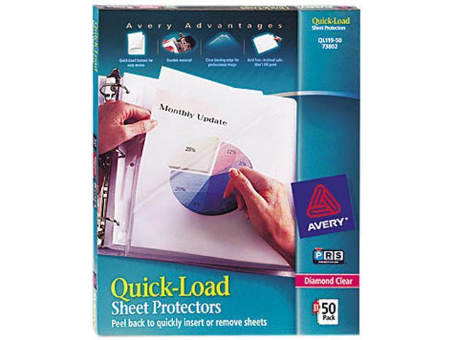 Click here for Avery 73802 Diamond Clear Quick Load Sheet Protect... prices
