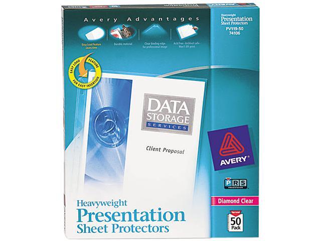 Click here for Avery Diamond Clear Heavyweight Sheet Protectors... prices
