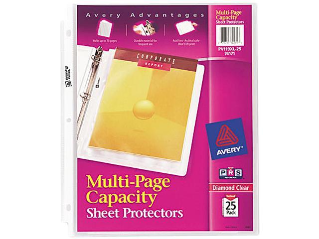 Click here for Avery 74171 Diamond Clear Multi-Page Capacity Shee... prices