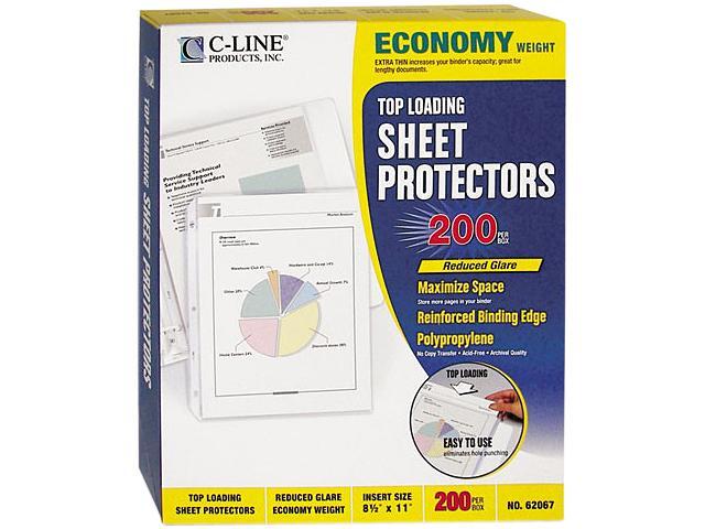 Click here for C-line 62067 Top-Load Poly Sheet Protectors  Econo... prices