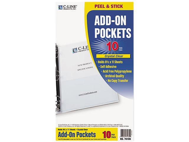 Click here for C-line 70185 Peel & Stick Add-On Filing Pockets  5... prices