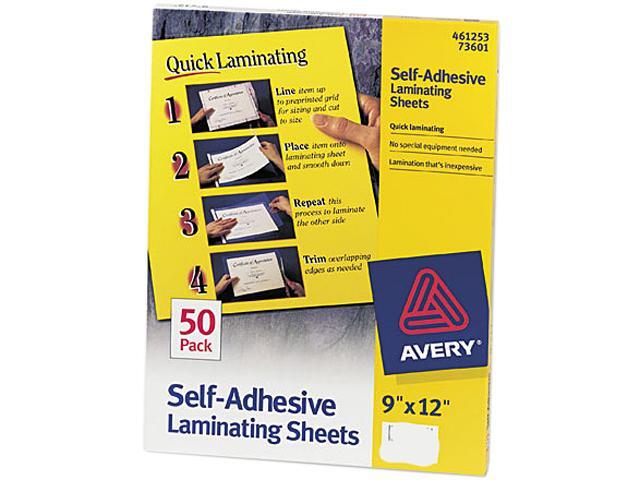 Click here for 73601 Avery Clear Self-Adhesive Laminating Sheets... prices