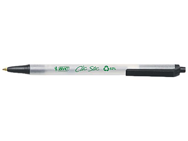 Click here for BIC CSEM11BK EcoLutions Clic Stic Ballpoint Retrac... prices