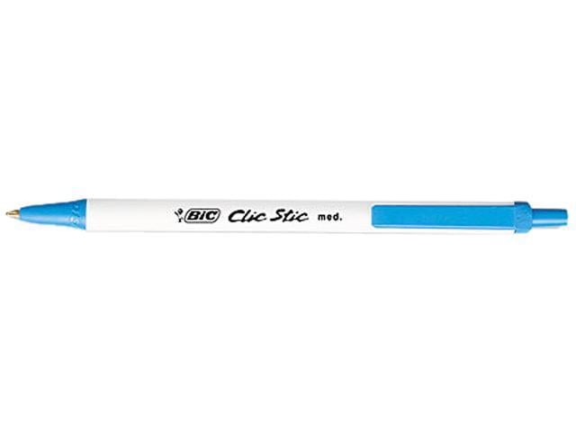 Click here for Bic Clic Stic Retractable Ballpoint Pen Blue Ink 1... prices