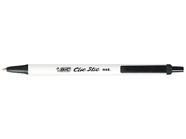 Click here for BIC Clic Stic Retractable Ballpoint Pens - Medium... prices