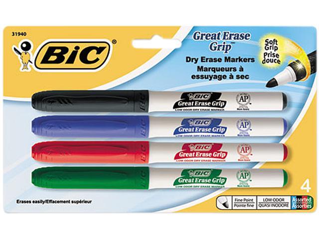 Click here for BIC GDEP41-ASST Great Erase Grip Dry Erase Markers... prices