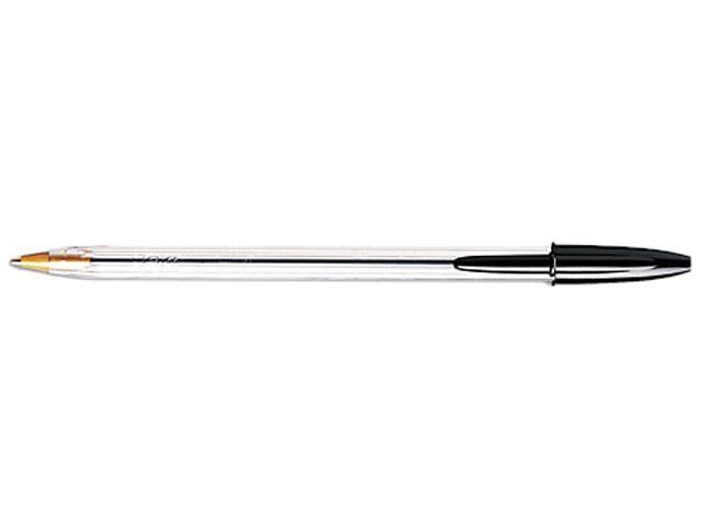 Click here for BIC MS11-BK Cristal Ballpoint Stick Pen  Black Ink... prices