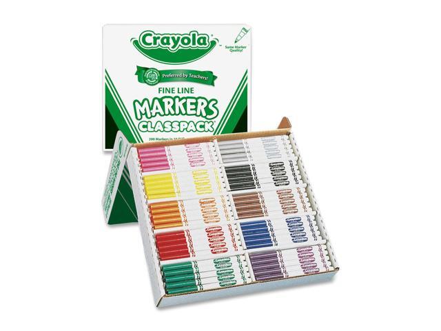 Click here for Crayola 58-8210 Washable Classpack Markers  Fine P... prices