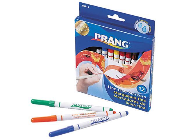 Click here for Dixon 80714 Prang Washable Markers  Fine Point  12... prices