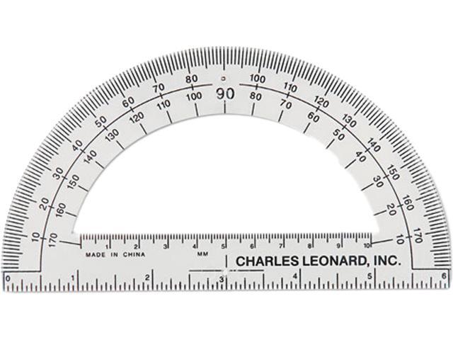 Click here for Charles Leonard Open Center Protractor  Plastic  6... prices