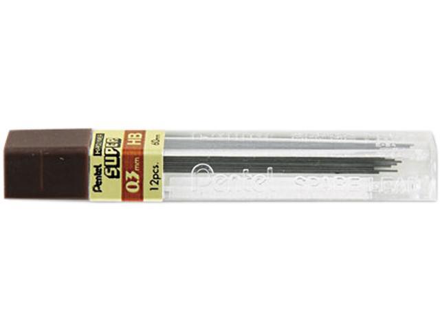 Click here for Pentel 300-HB Super Hi-Polymer Lead Refills  0.3mm... prices