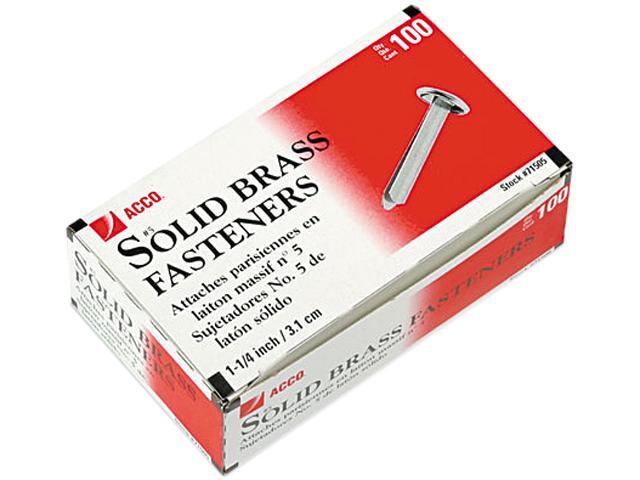 Click here for Acco 71505 Brass Prong Paper File Fasteners  1-1/4... prices