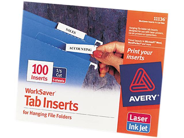 Click here for Avery 11136 Printable Inserts for Hanging File Fol... prices